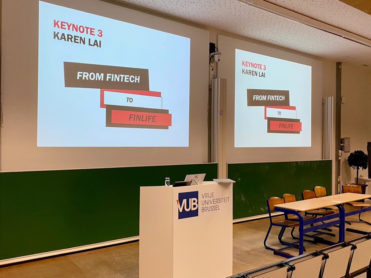 FSN Keynote: From fintech to finlife – Karen P.Y. Lai